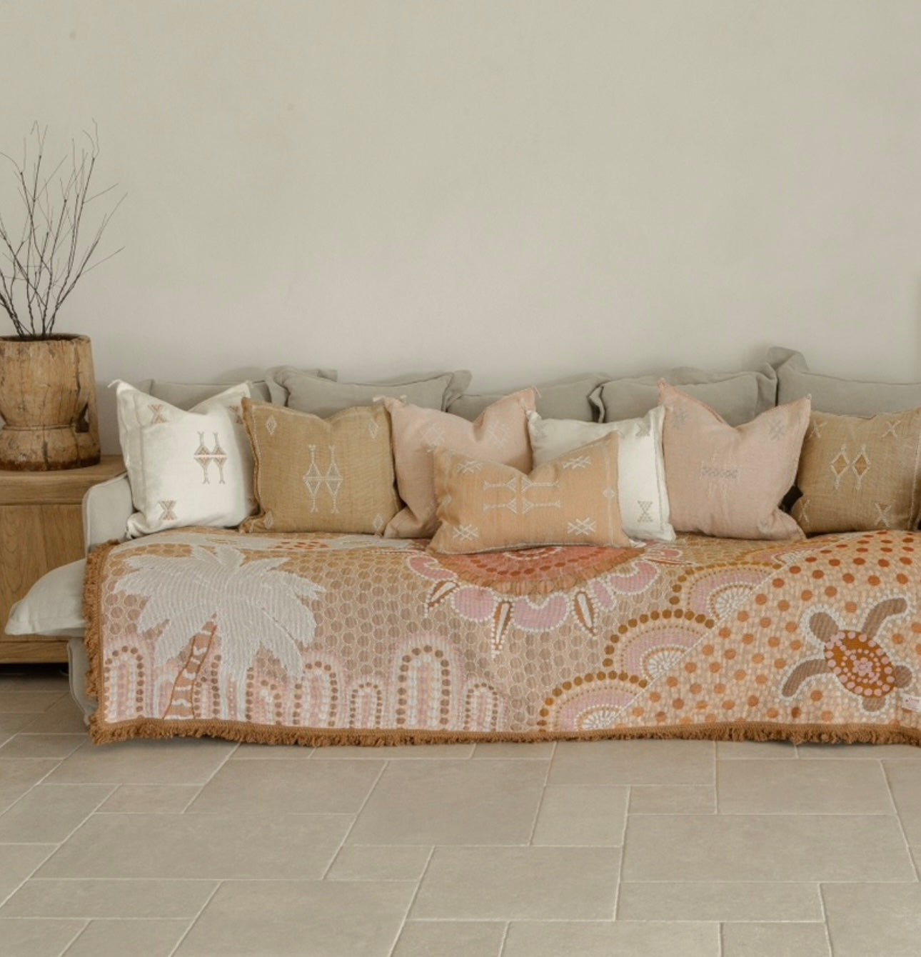 Indigenous Throw The Drift Of Our Elders By Taylor - Lee – White Pick it Fence