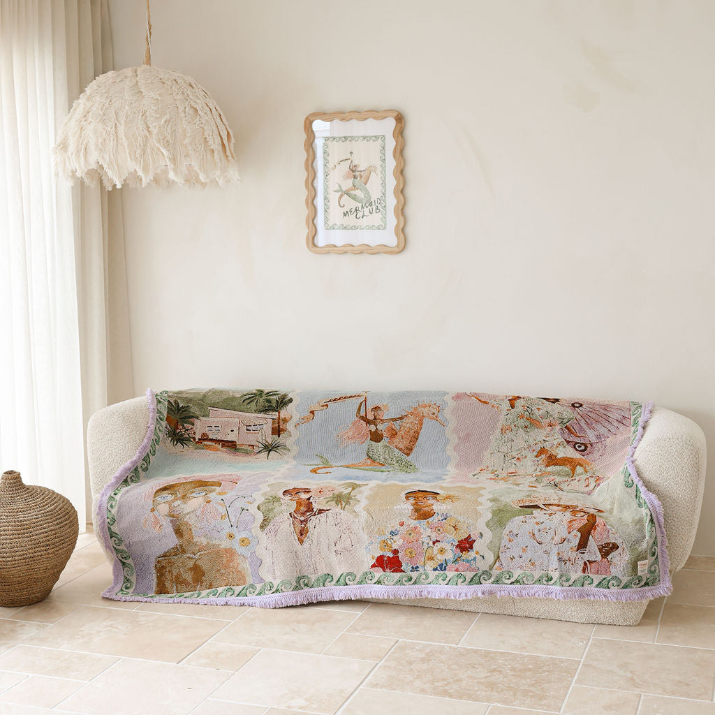 Brigitte May Throw Summer Dream – White Pick it Fence