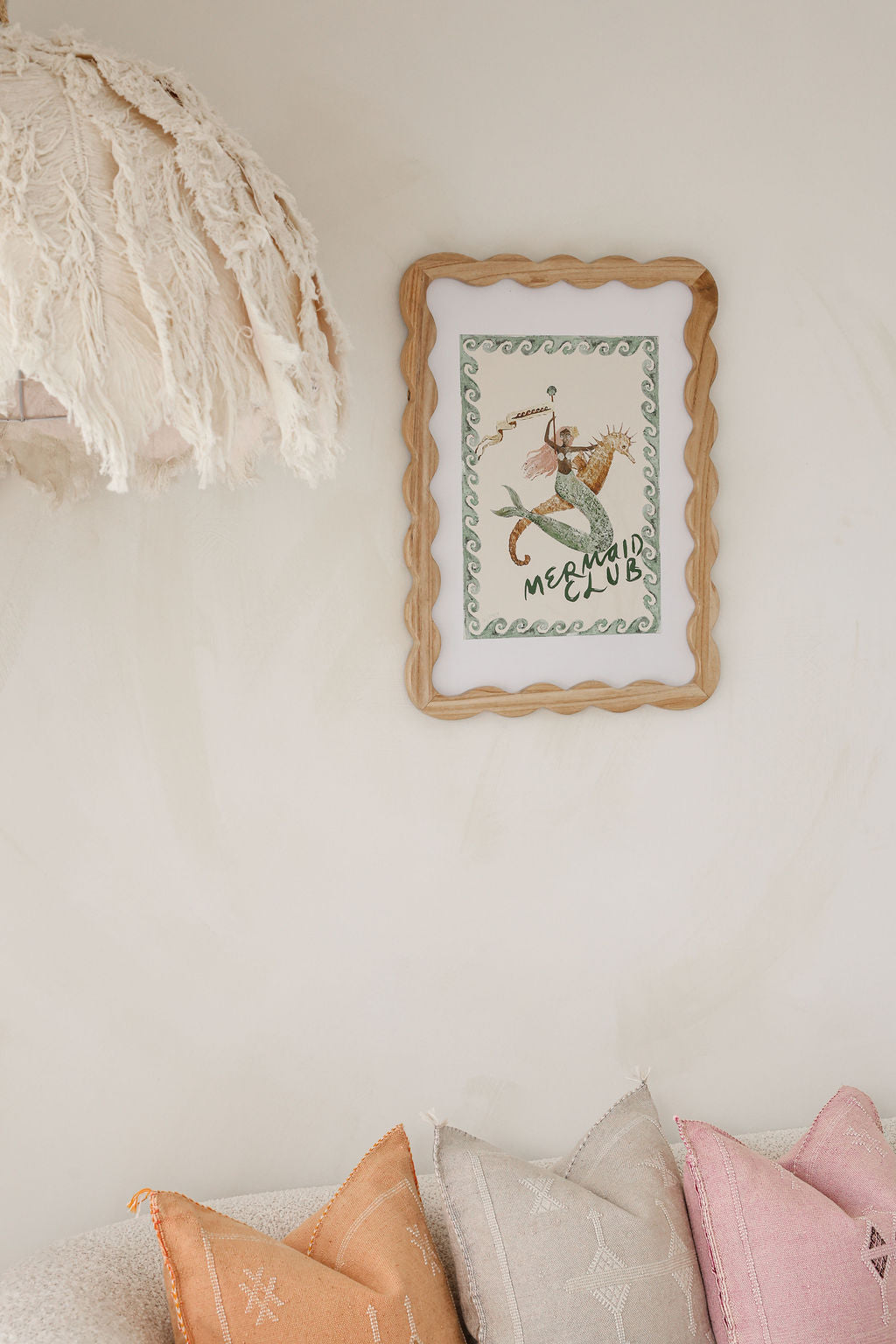 Wavy Picture Frame A2 & A3 in one – White Pick it Fence
