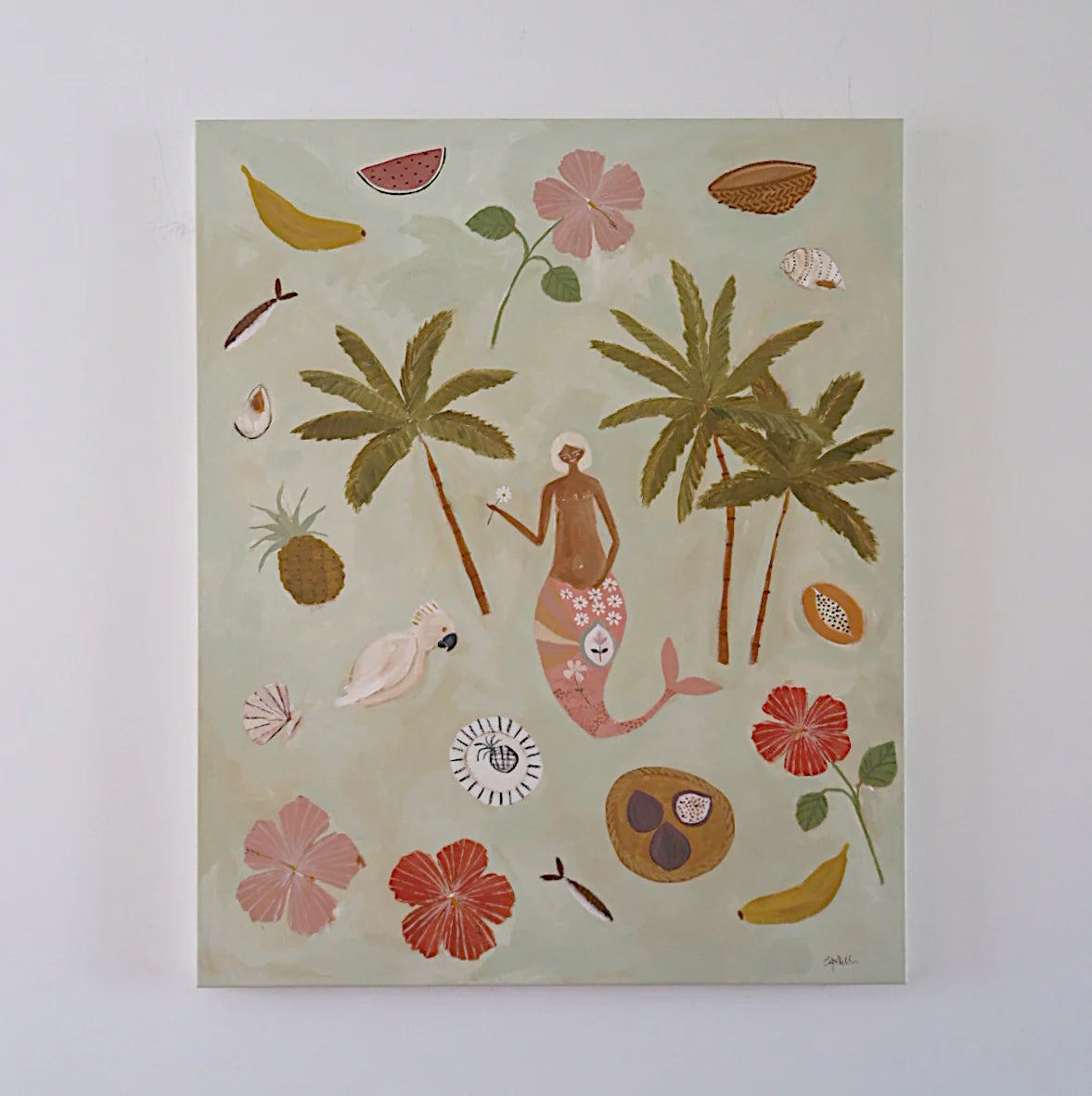 Gabrielle Diamantis Cured By Sea Print A2 – White Pick it Fence