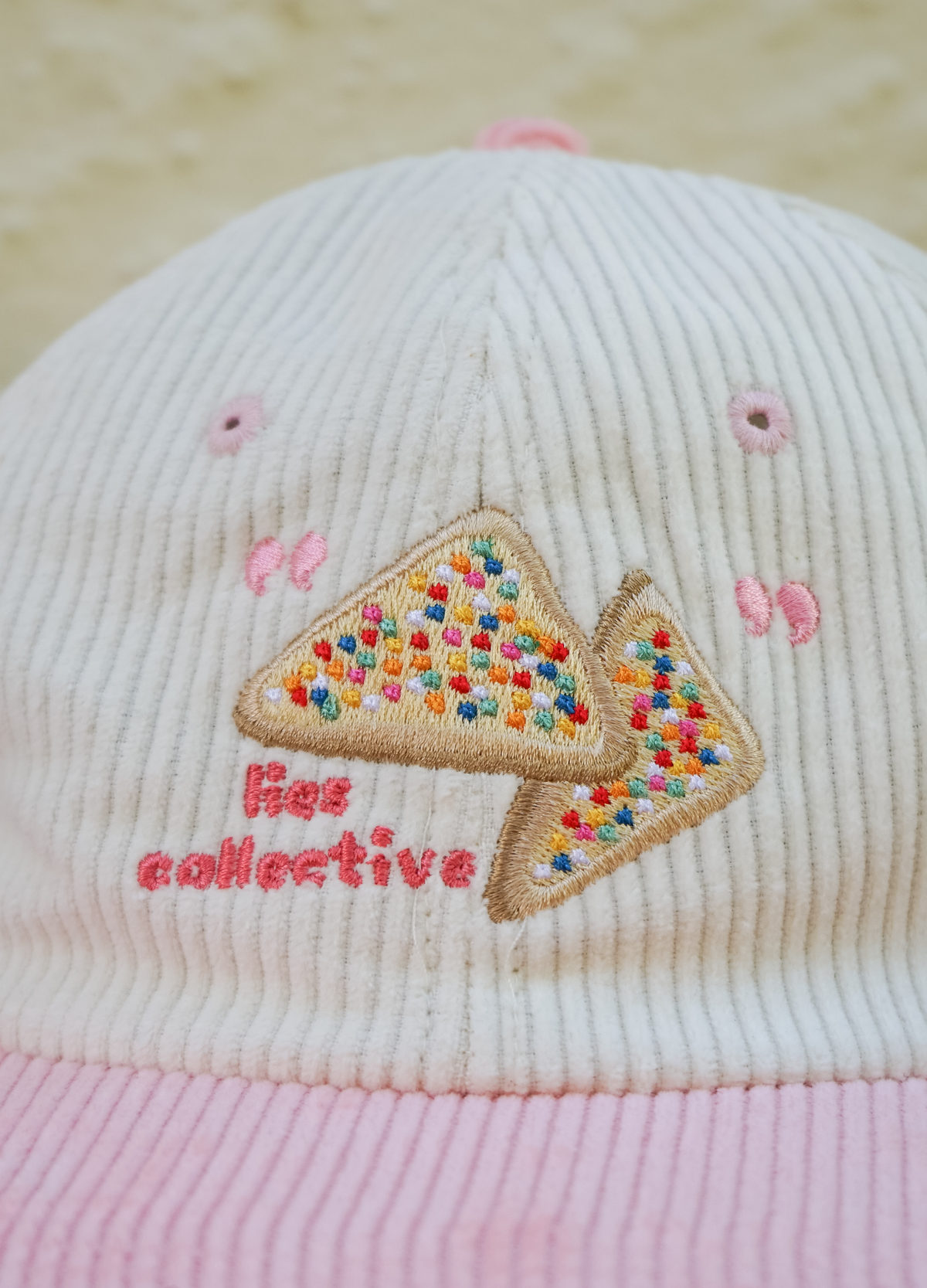 ICONIC FAIRY BREAD LID – White Pick it Fence